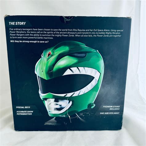 Bandai Mighty Morphin Power Rangers Legacy Green Ranger 11 Scale Helm