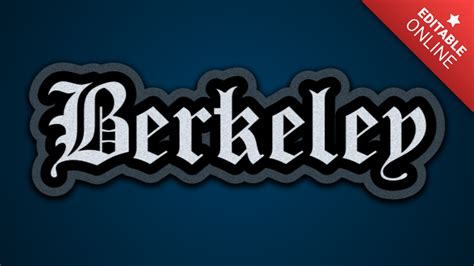 Berkeley Gangster Text Effect Generator