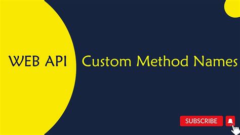 9web Api Custom Method Names Api In Telugu Youtube
