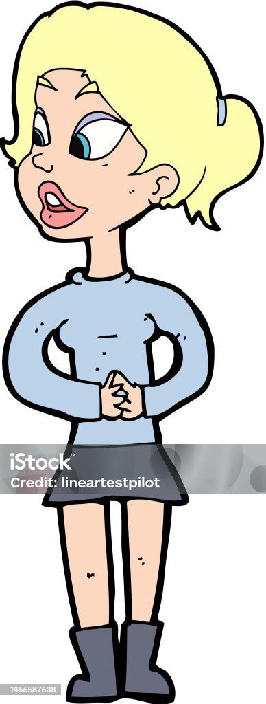 Cartoon Girl Talking Stock Illustration Download Image Now Adult Art Bizarre Istock