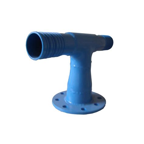Factory Direct Flanged Tee Fabricated Pipe Fittings Epoxy Coated Oem