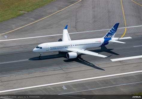 Airbus Introduces The A220 100 And A220 300 Commercial Aircraft