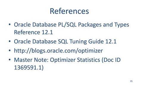 Oracle Statistics By Example Ppt Download
