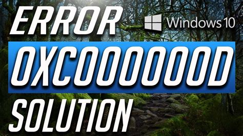 How To Fix Error Code 0xc000000d On Windows 10 Youtube