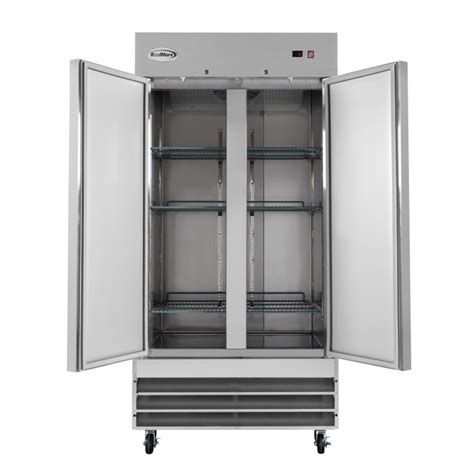 Koolmore Rir 2d Ss35c Two Solid Door Reach In Refrigerator 39 Tigerchef