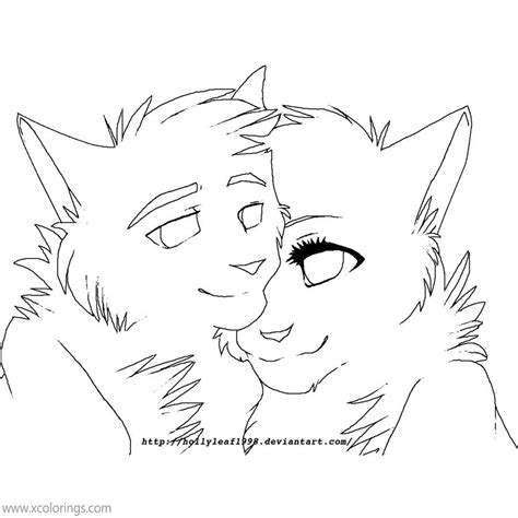 Warrior Cat Coloring Pages Roomsgugl