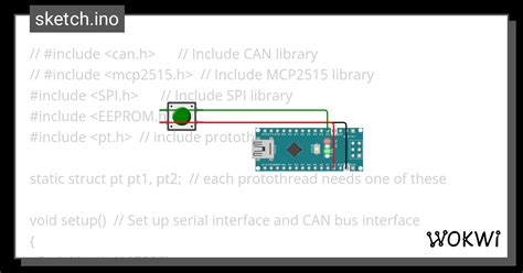 Protothreads Test Wokwi Esp32 Stm32 Arduino Simulator