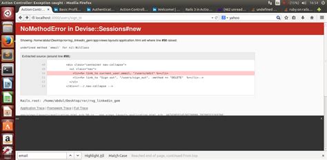 Ruby On Rails Undefined Method Email For Nil NilClass Is Email Necessary In The Code Below