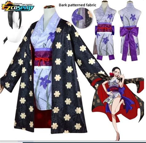 One Piece Nico Robin Wano Country Cosplay Full Set Costume Halloween