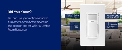 Leviton Decora Smart Motion Sensing Dimmer Switch Wi Fi 2nd Gen