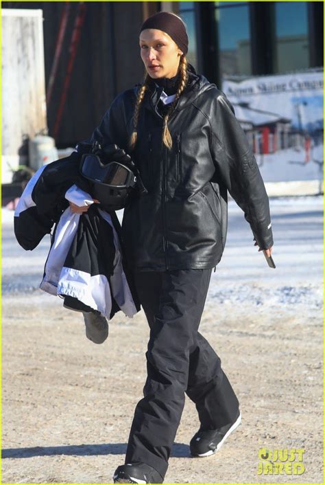 Gigi And Bella Hadid Hit The Slopes And Stop At Guest In Residence With