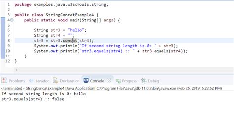 String Concat In Java With Example