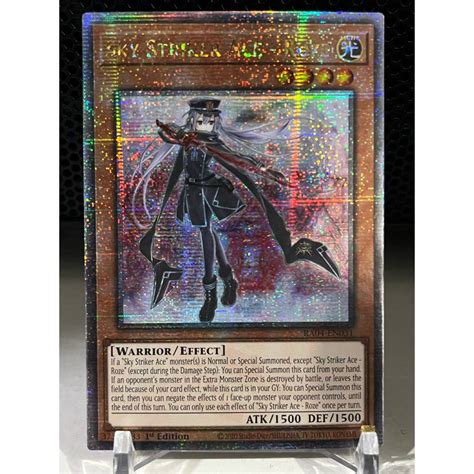 Sky Striker Ace Roze Ra04 En031 Quarter Century Secret Rare 1st