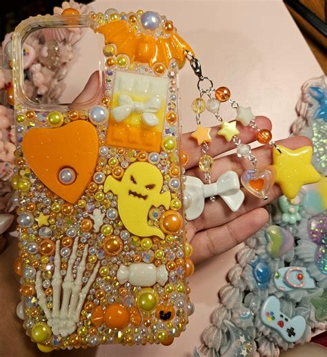 Custom Rhinestone Phone Case Full Bling Etsy