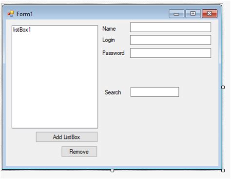 C Search Items In A ListBox Stack Overflow