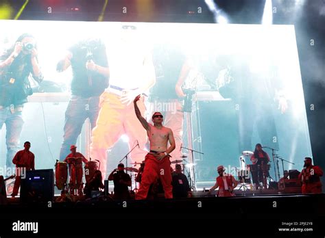 Mexico City Mexico 1st Apr 2023 The Musical Group Kumbia Kings At