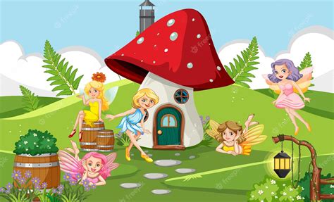 Cute Mushroom And Flower Illustration Free Clipart Download 3688335
