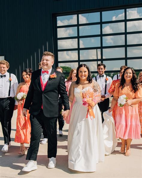 Vibrant Chic Disco Wedding In Ohio Samantha And Cole