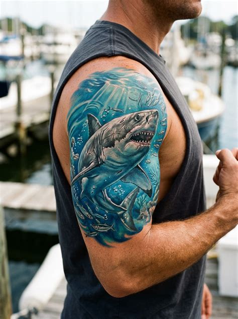 17 Shark Tattoo Ideas For Those Who Respect The Apex Predator Tattoo