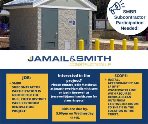 Jands Is In Need Of Smbr Subcontractor Participation On The Following