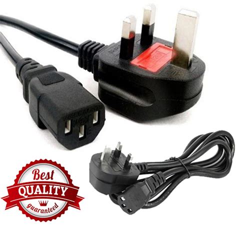 Power Cable Original 3 Pin Uk Plug Ac Ups Power Cable Cord 3 Pin