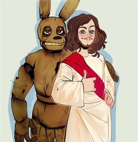 Springtrap Fnaf Games Jesus Photo Cosplay Art