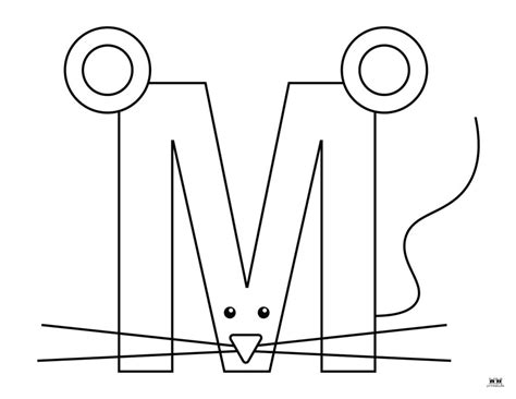 Letter M Coloring Pages 2025