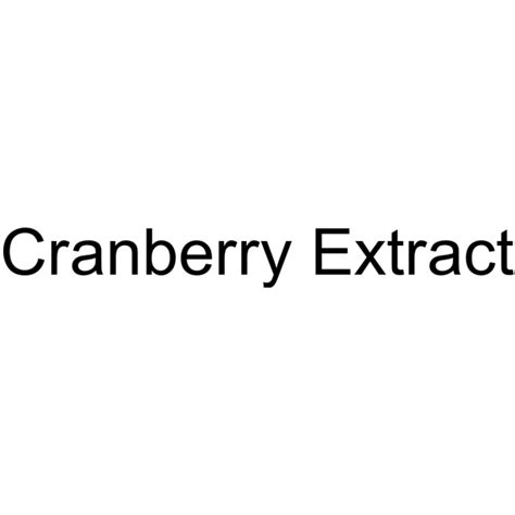 Cranberry Extract Medchemexpress