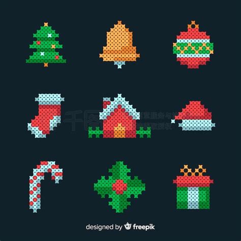 平面设计免抠元素 平面设计圣诞元素集合 素材免费下载 626像素 Ai格式 编号63677180 千图网