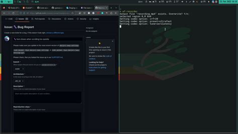 🐛 Foot Closes When Scrolling Too Quickly · Issue 458 · Manjaro Swaymanjaro Sway · Github