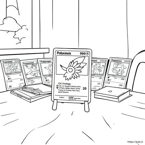 Cărți Pokemon Gx De Colorat
