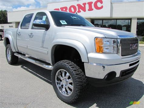 2011 Pure Silver Metallic Gmc Sierra 1500 Sle Crew Cab 4x4 52310352