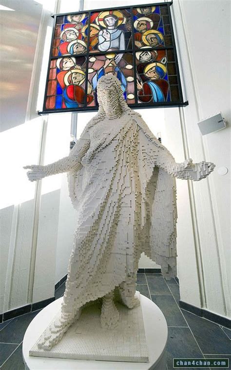 The Conference Lego Statue Of Jesus Christ Lego Creations Amazing