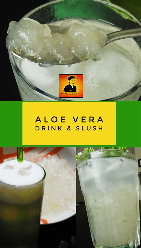 Aloe Vera Drink And Slush Healthy Thai Recipes