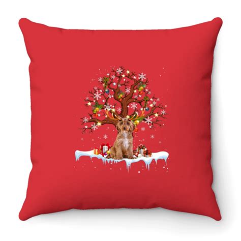 Cockapoo Reindeer Costume Christmas Ornaments Throw Pillows Sold By