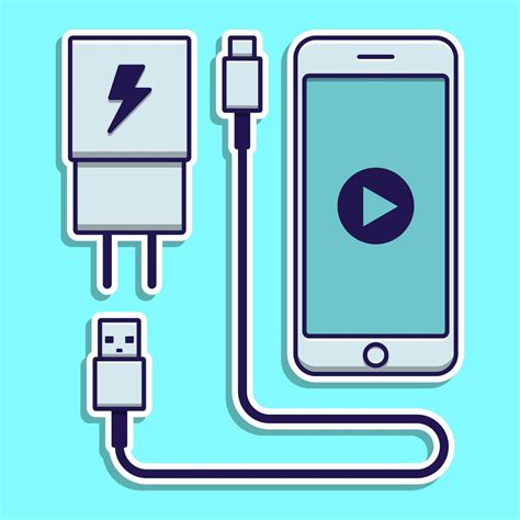 Conjunto De Elementos De Smartphone De Dibujos Animados 1638846 Vector