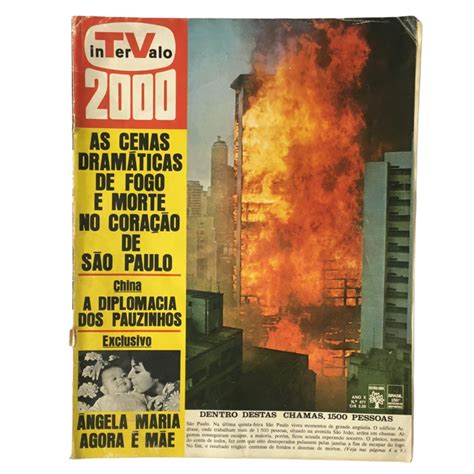 IncÊndio Do EdifÍcio Andraus Primeira Página Do Jornal Folha De SÃo