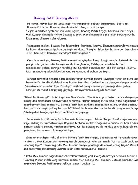 Bawang Putih Bawang Merah Pdf Fiksi Misteri Thriller And Kejahatan
