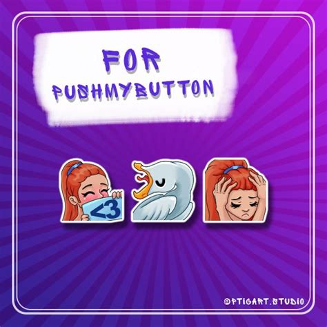 Заказать смайлы для твича (twitch), иконки для твича, панели для твича ...