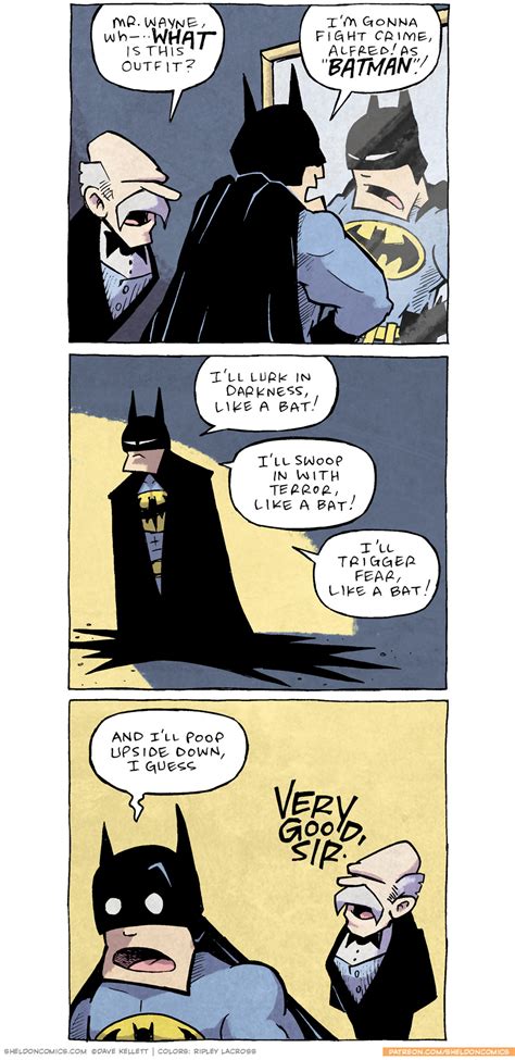 Like A Bat Sheldon® Comic Strip
