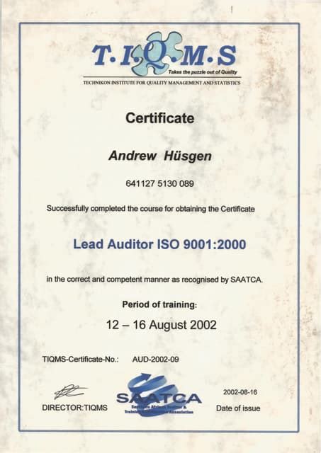 Lead Auditor Iso 9001 Pdf