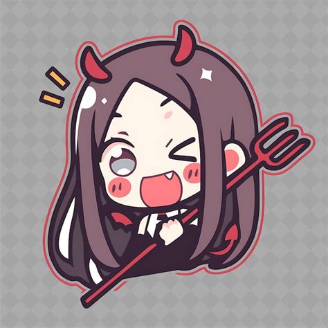 Premium Psd A Girl With A Fork In Her Mouth Is Holding A Fork