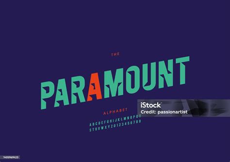 Paramount Alphabet Stock Illustration Download Image Now Abstract Alphabet Art Istock