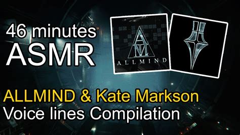 46 Minutes Of Allmind Asmr Allmind And Kate Markson Voice Lines