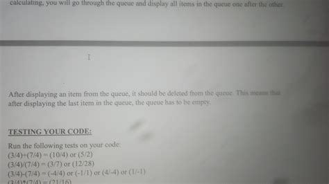 Solved Calculating You Will Go Through The Queue And