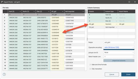 Importing Data Tables