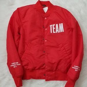 Handm Jackets And Coats Justin Bieber Bomber Purpose Tour 27 Jacket