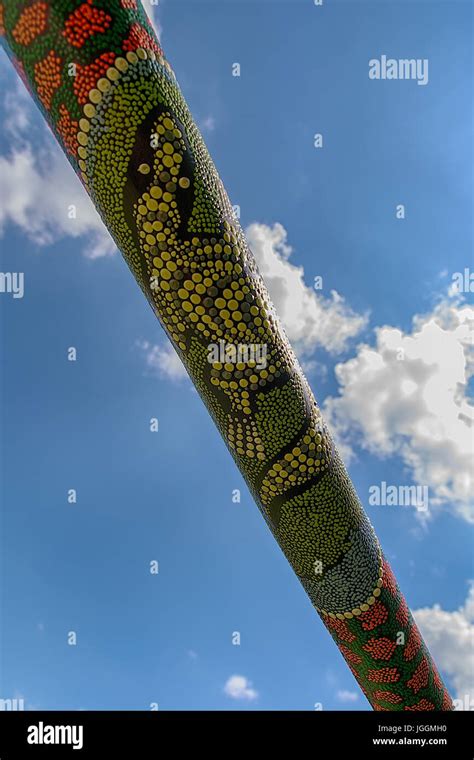 Didgeridoo Traditional Aboriginal Instrument From Australia Stock