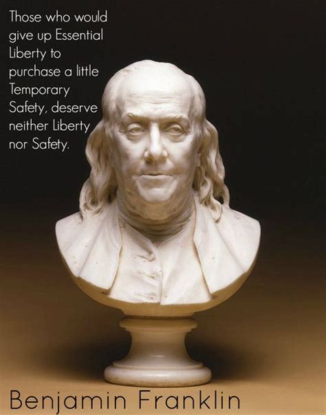 Those Who Would Give Up Essential Liberty To Purchase A Little