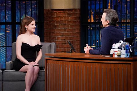 Anna Kendrick Late Night With Seth Meyers 01122023 • Celebmafia